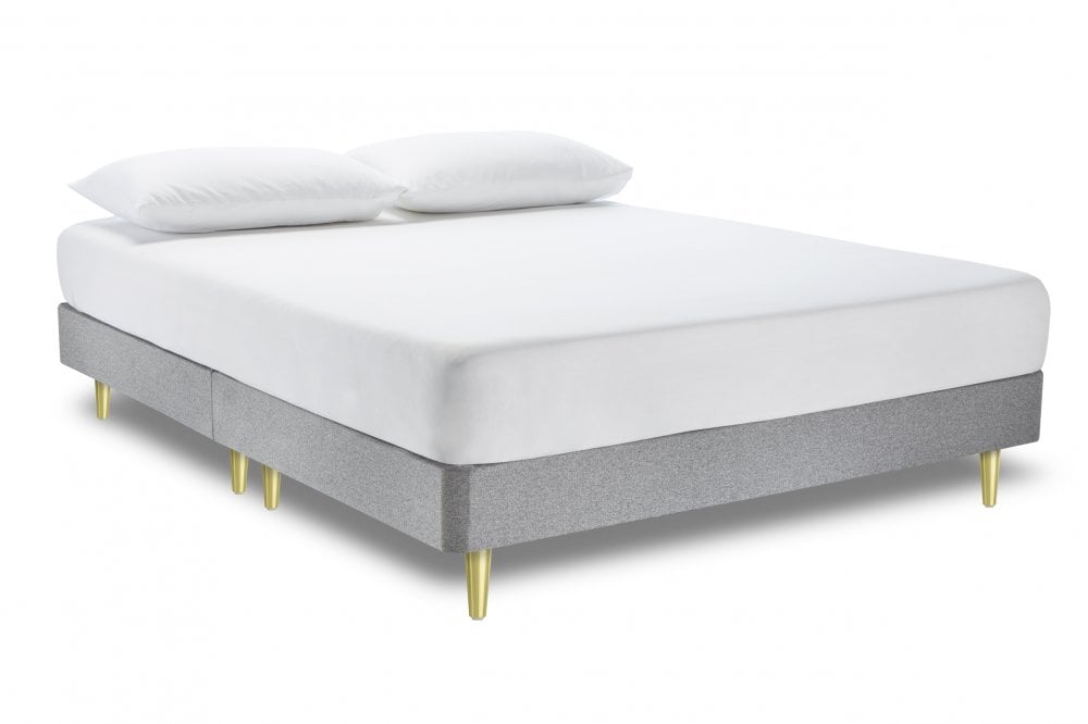 Catherine Low Divan Bed Base with Gold Legs - 27cm Height – British ...