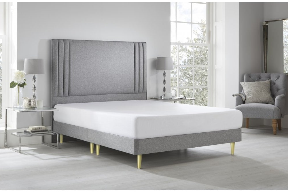 Catherine Low Divan Bed Base with Gold Legs - 27cm Height – British ...