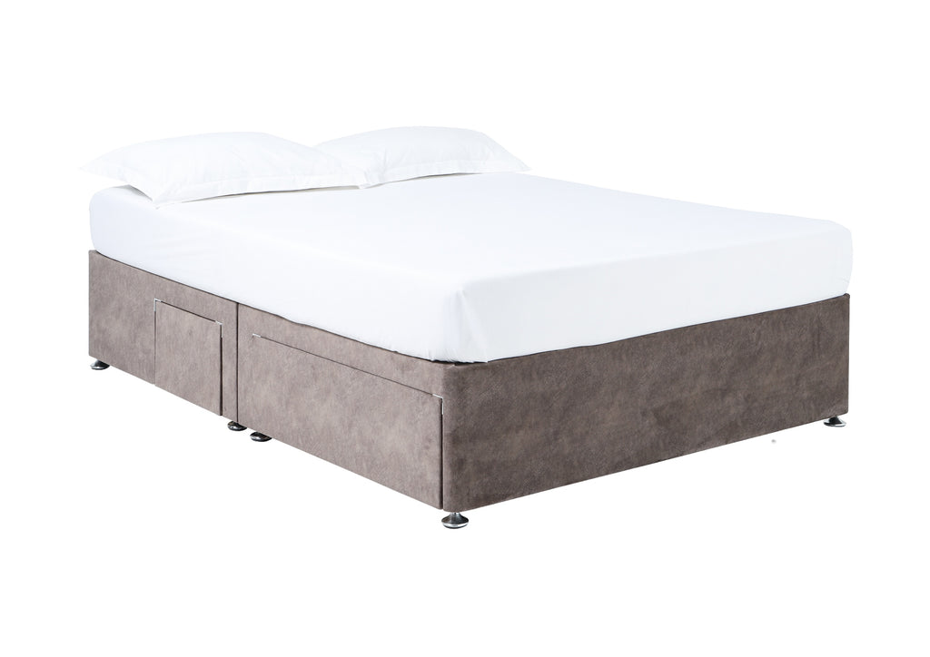 Elizabeth Divan Bed Base with 2 Large and 2 Small Storage Drawers ...