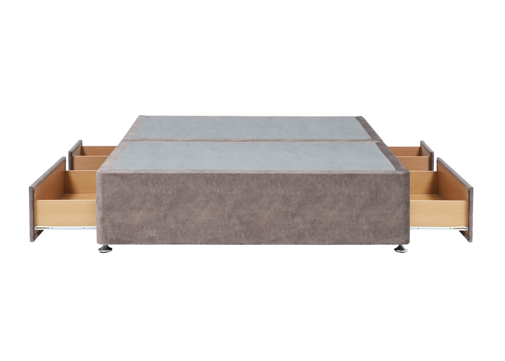 Elizabeth Divan Bed Base with 2 Large and 2 Small Storage Drawers ...