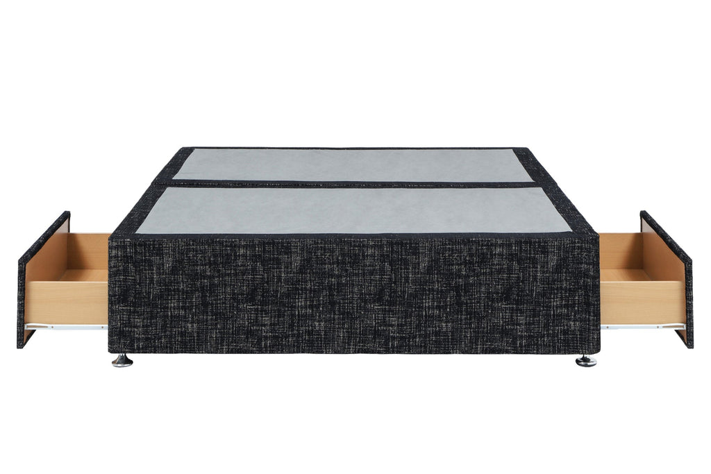 Elizabeth Divan Bed Base with 2 Foot-End Storage Drawers – British Beds ...