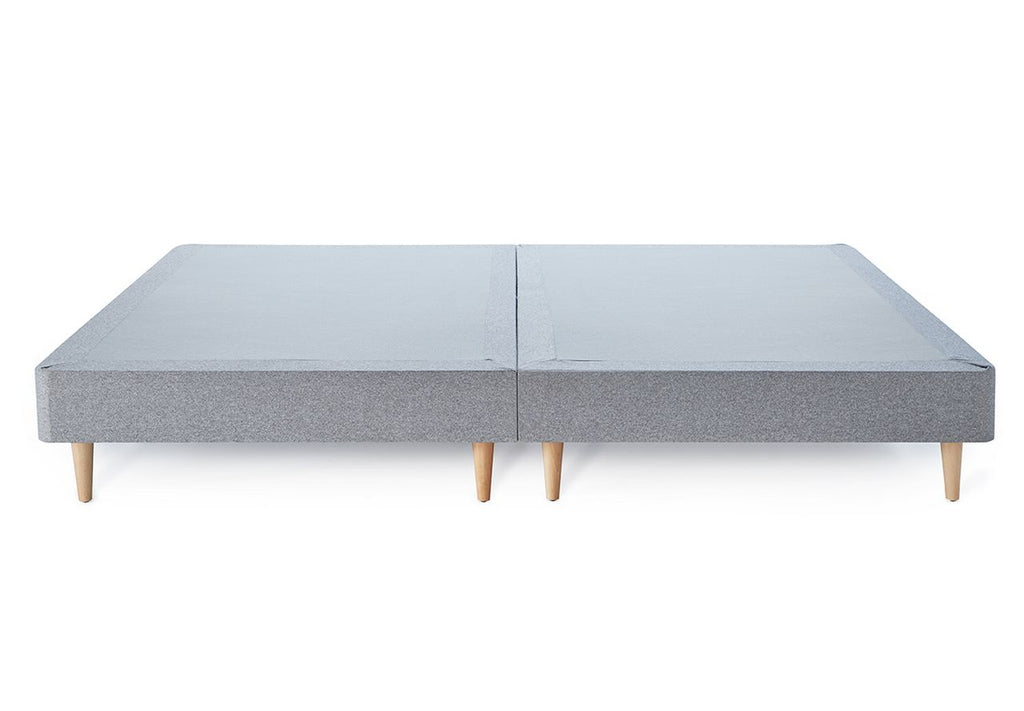 Catherine Low Divan Bed Base with Beech Wood Legs - 30cm Height ...